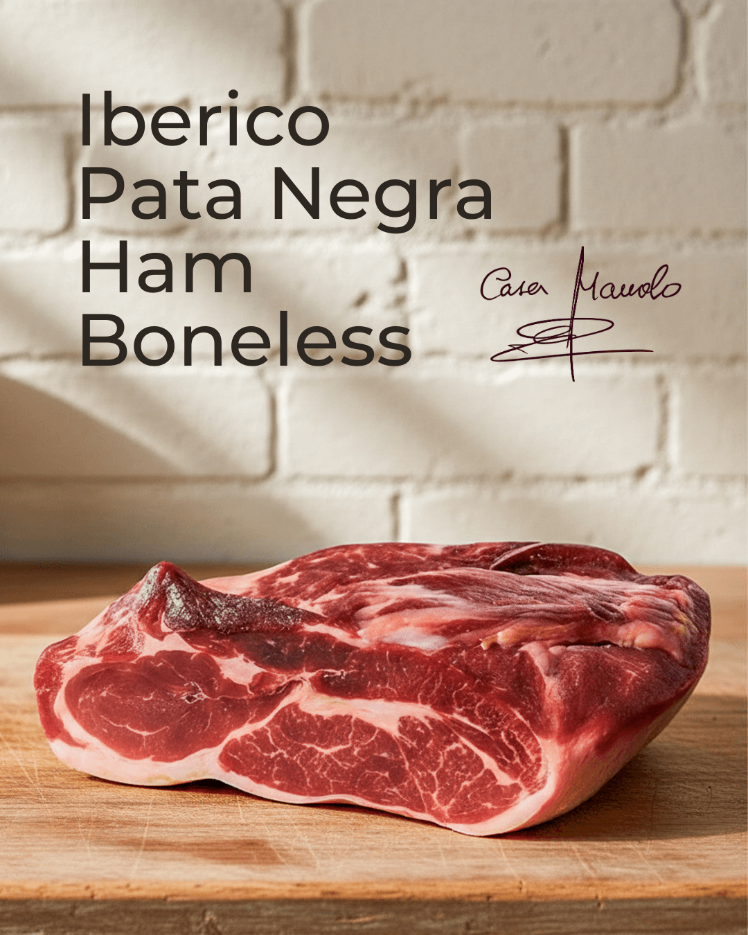 Iberico Pata Negra Ham — Boneless | Rich Flavour at Home